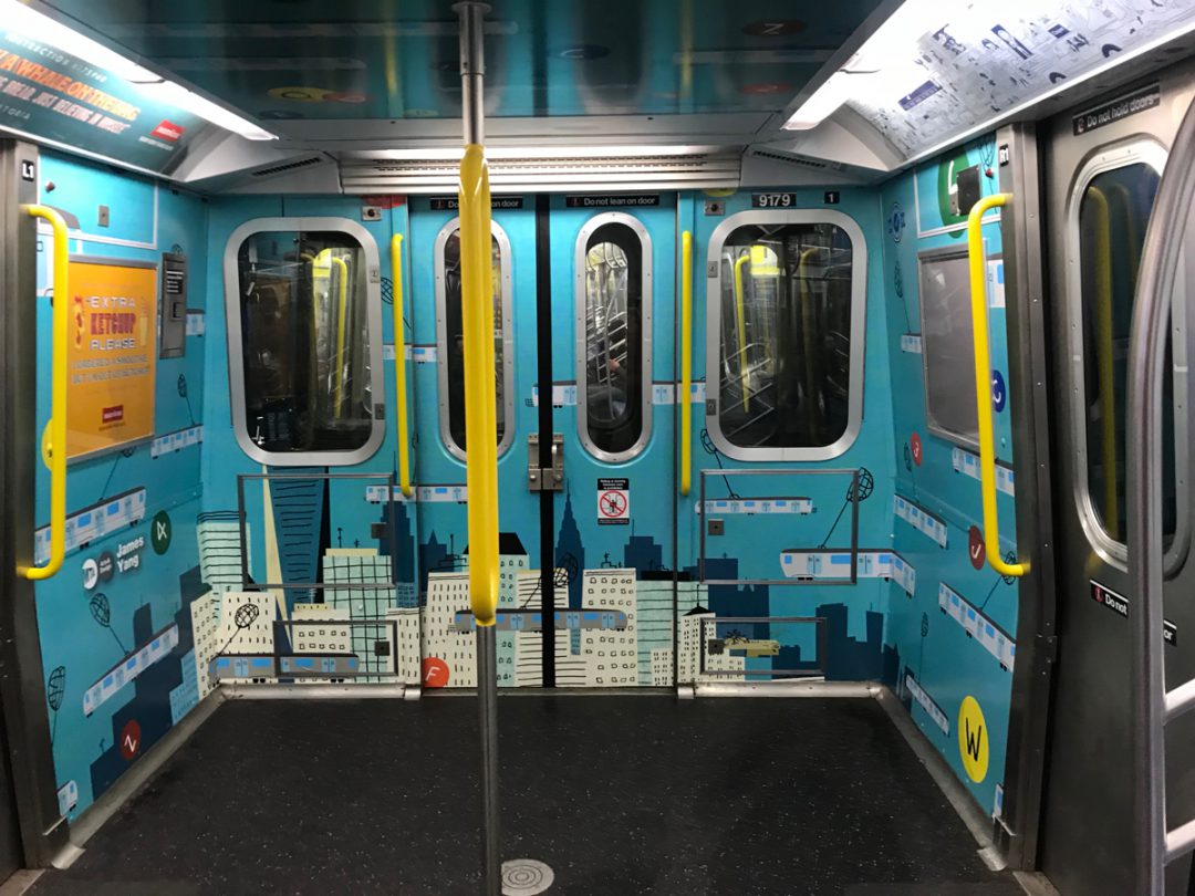 MTA Art Card and Wallpaper | James Yang