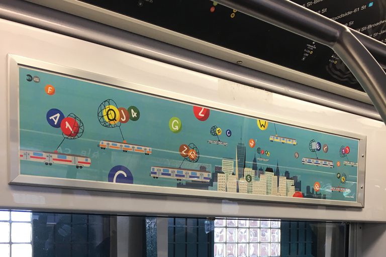 MTA Art Card and Wallpaper | James Yang