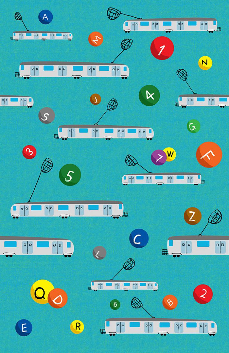 MTA Art Card and Wallpaper | James Yang